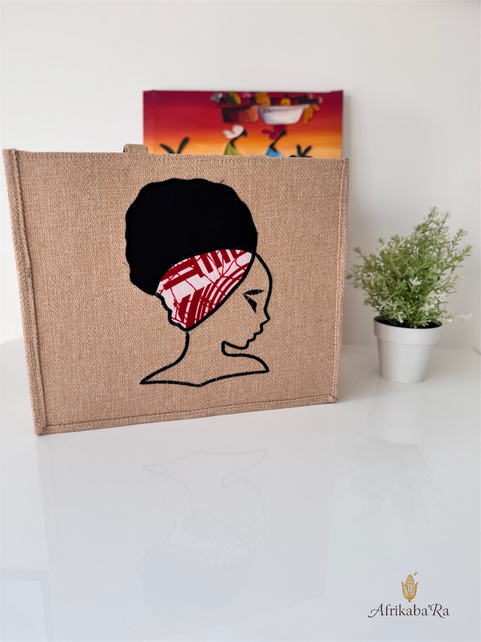 Sac Afro Rouge - AFRIKABA'RA